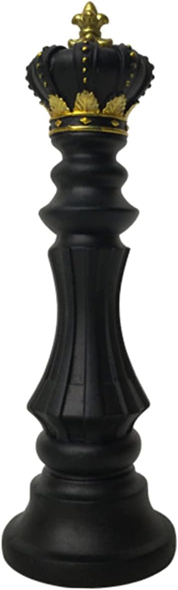Amazon.com: Ragyzity Chess King Statue Sculpture Ornament, Game Figure ...