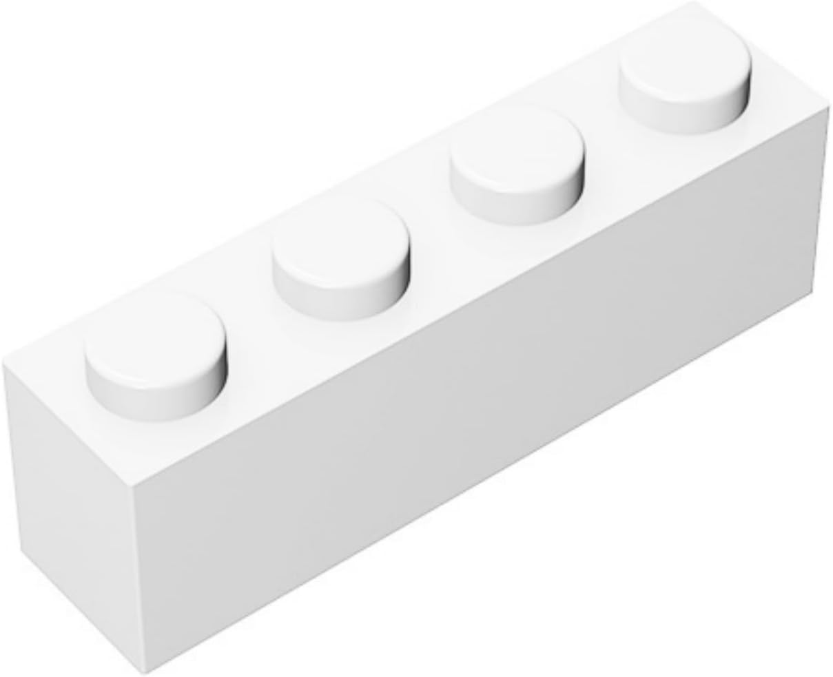 Amazon.com: Classic Building Brick 1x4, 100 Piece Bulk Brick Block ...