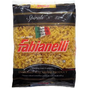 Amazon.com : Fabianelli Macoroni (Spirals 16 oz) : Grocery & Gourmet Food