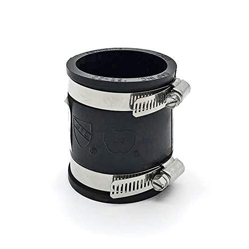 Amazon.com: Rubber Flex Coupling Parallel 2” Tubular x 2" Tubular ...