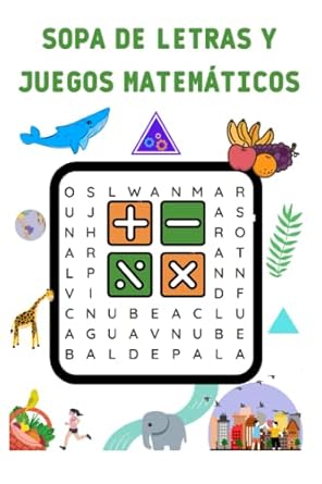 SOPA DE LETRAS Y PROBLEMAS MATEMATICOS (Spanish Edition) | Amazon.com.br