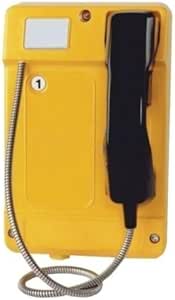 GAI-Tronics Commander Phone Industrial Telephone |1 Button Steel Cord ...