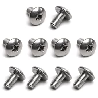 MroMax M4 x 5mm Machine Screws Phillips Cross Round Head Screw 304 ...