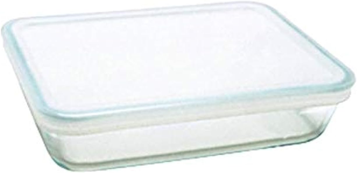 Pyrex Cook & Freeze Rectangular with Lid 22 x 17cm : Amazon.co.uk: Home ...