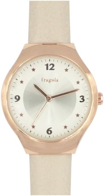 Amazon.co.jp: follow(フォロー) 腕時計 fragola(フラゴラ) スタードットバンドウォッチ N03221A-1 PG ...