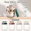 Amazon.com: Overnight Oats Containers with Lids,16oz Overnight Oats Jars,4Pack Oatmeal Cups,Meal ...