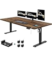 JUMMICO Electric Standing Desk 120x60 cm with Charging Port, Height ...