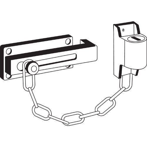 Amazon.com: Pro-Lok Door Guard - Keyed Locked Chain (Brass Finish ...