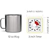 Amazon.com: Countdown Timer 3 inch; 60 Minute 1 Hour Visual Timer ...