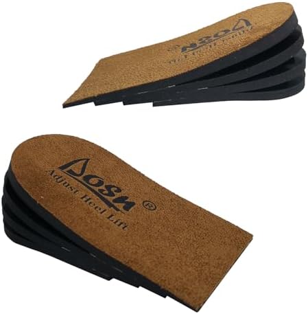 Amazon.com: Abnaok Heel Lift, 4 Layer 2 Pairs Gel Shoe Lifts for Women ...