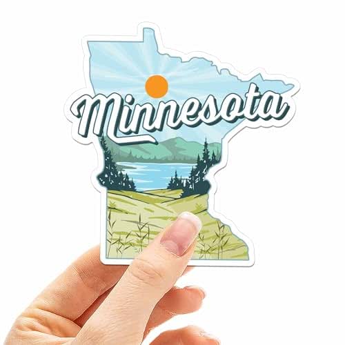 Amazon.com: Minnesota Lakes Sticker for Hydroflask - Cool Midwest ...