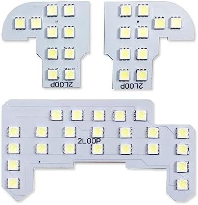 Amazon | 2LOOP(ツーループ) 3チップSMD3点 N-BOX JF3 JF4 系 LEDルームランプ N-BOXカスタムには不適合 -電球色 | ルームランプ | 車＆バイク