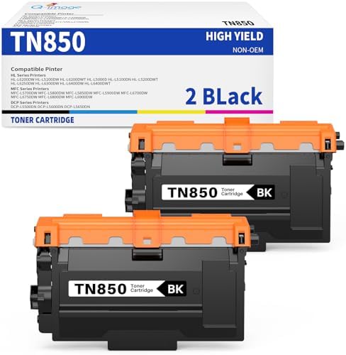 TN850 Toner Cartridges for Brother TN850 TN-850 TN820 TN-820 TN 850 ...