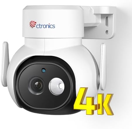 Amazon.co.jp: Ctronics Security Camera, Outdoor, 4K, 5G, Wi-Fi ...