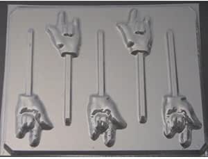 Amazon.com: I Love You ASL Hand Sign Language Chocolate Candy Lollipop ...