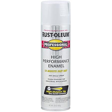 Rust-Oleum 7592838-6PK Professional High Performance Enamel Spray Paint ...