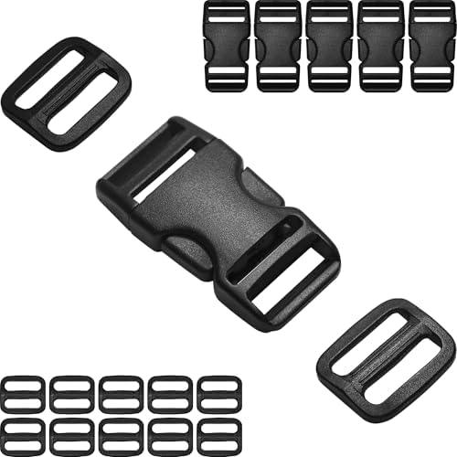 Amazon.com: 6 Pack 3/4" Buckles for Strap Quick Side Release Buckles ...