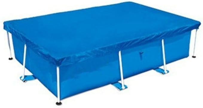Volakebeing Square Swimming Pool Cover With Metal Support Bracket ...