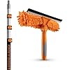 Amazon.com: 4-12 ft Window Washing Kit with Extension Pole (20+ Foot ...