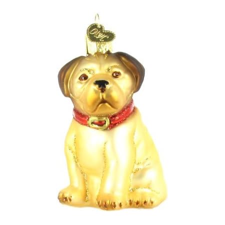 Amazon.com: Old World Christmas Pile Of Puggles Glass Blown Ornament ...