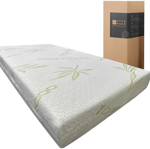 2" Bamboo Memory Foam Mattress Topper For Double Bed, Removable Zip ...