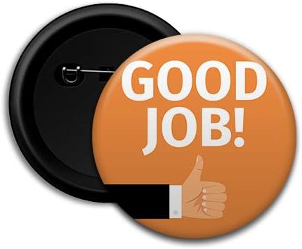 Employee of the month Good job badge - Round Button Badge - Dot Badges ...