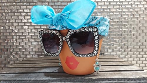 Amazon.com: Sassy Soul Sister, Head Face Planter, Planter with Drainage ...