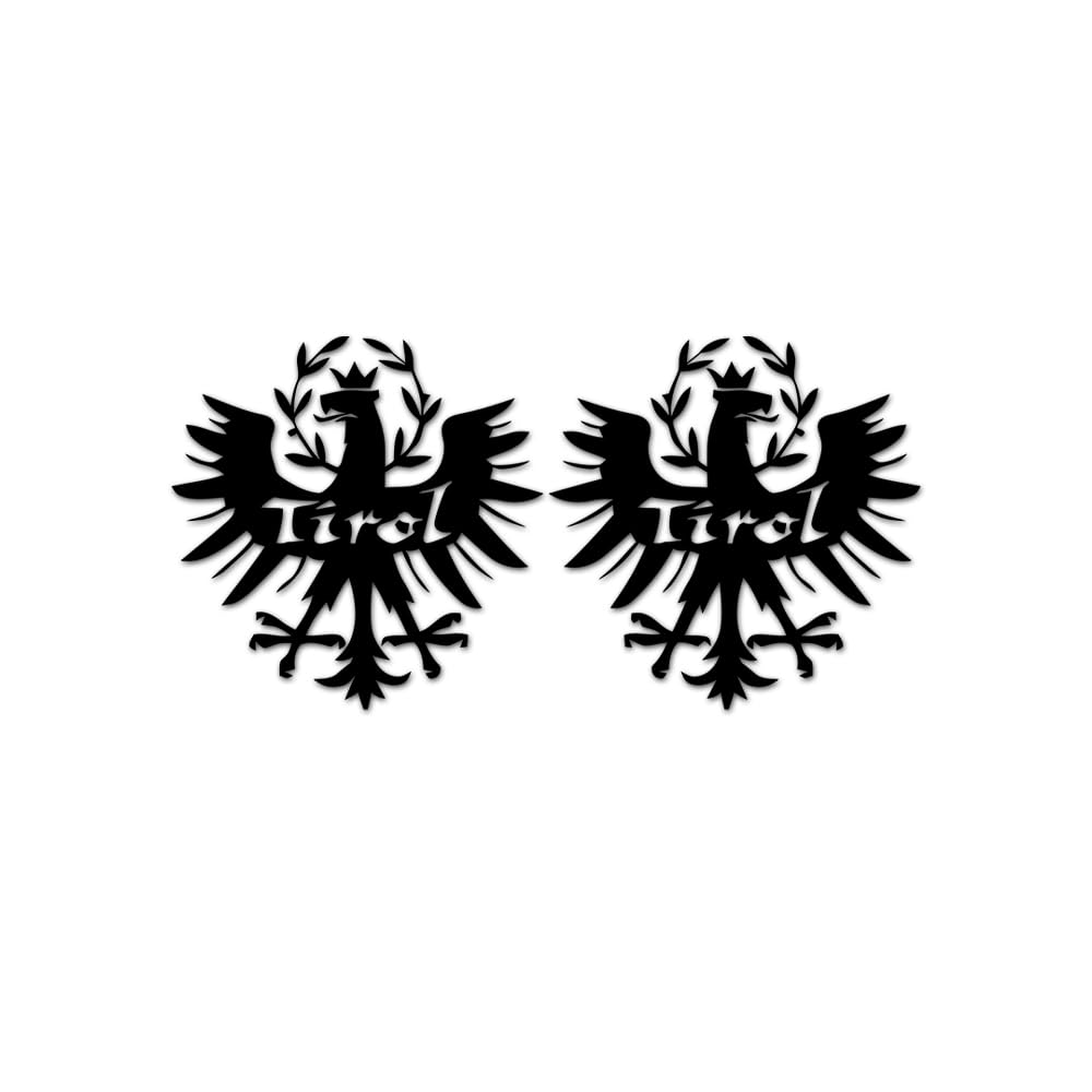 Aufkleber Set Süd Tiroler Adler Österreich Wappen Embleme 2X je 10cm # ...