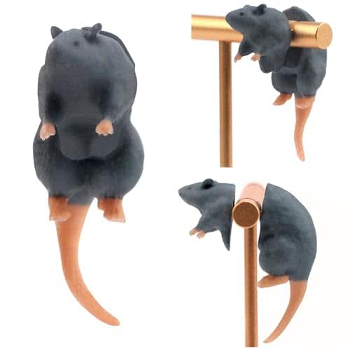 Amazon.com: 3D Printed Rat Stud Earrings Hand-Painted Environmentally ...