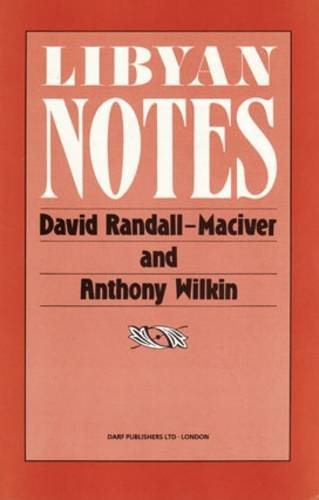 Amazon.co.jp: Libyan Notes : Randall, David, Wilkin, Anthony, Maciver: 洋書