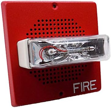 Amazon.com: WHEELOCK E70-24MCW-FR 2W Speaker Strobe Square Wall 24VDC ...