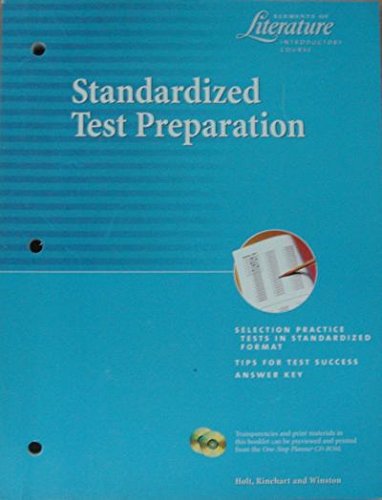 Elements of Literature, Grade 6 Standardized Test Prep: Holt Elements ...