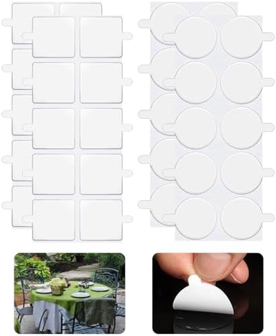 Amazon.com: Brillantreal 40Pcs Clear Tablecloth Clips – Durable ...