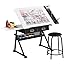Amazon.com: Yaheetech Height Adjustable White Art Desk for Adults ...