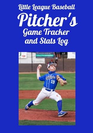 Little League Baseball Pitcher’s Game Tracker and Stats Log – Use this ...