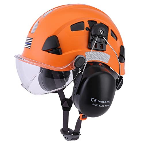 LOHASTAR Safety Helmet Hard Hat with Visor and Hearing - Want It All
