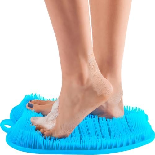 Amazon.com: JIALEYA Lu-lala Shower Foot Scrubber - Portable Manual Foot ...