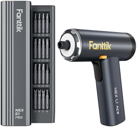 Fanttik L1 Ace Cordless Screwdriver (1/4'' Hex) & E1 Max Mini Electric ...