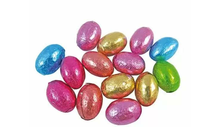 Milk Chocolate Individually Wrapped Foiled Mini Eggs 3kg With A Thank ...