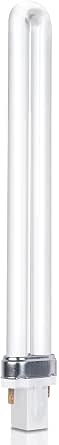 11W Compact Fluorescent Lamp 2 Pin, G23 Cool White 4000K, 900LM, Size ...