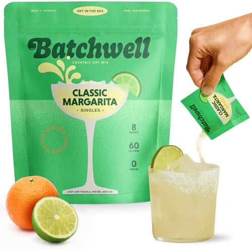 Amazon.com : Batchwell's Classic Margarita Mix Singles: Skinny Cocktail ...