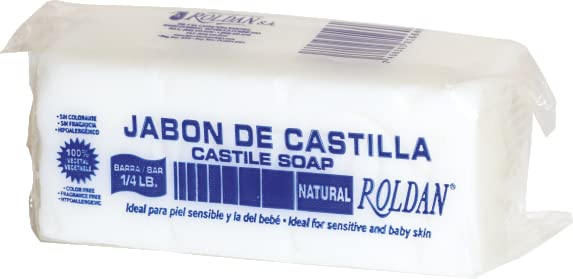 Amazon.com: Jabon de Castilla Roldan Castile Soap 4 Oz 1/4lb Sensitive ...