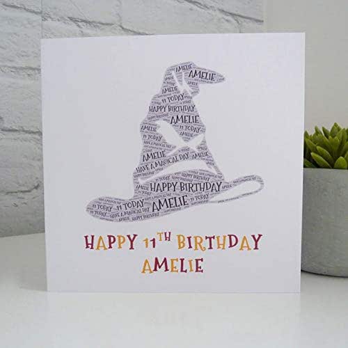 Amazon.com: Personalized Sorting Hat Inspired Card, Personalized ...