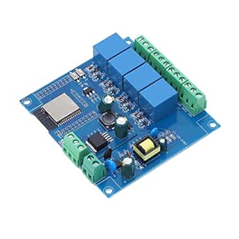 Amazon.com: Relay Module, ESP32 Development Board with, 4 Way Relay Module, Programmable ...
