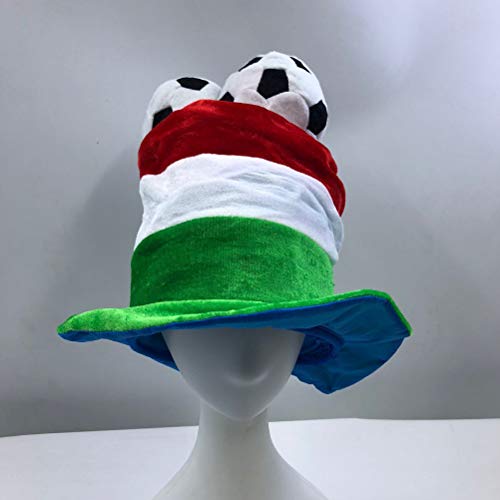 Buy FUNZZY Football Fan Hat Funny Cheer Hat Colorful Cap Party Supplies ...