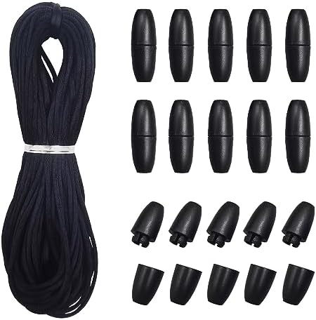 Amazon.com: INSPIRELLE 50 Sets Black Clasps Plastic Breakaway Safety ...