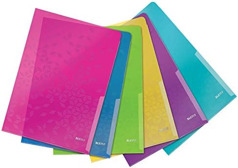 Leitz Folder, Pack of 1, Holds up to 40 A4 sheets, Assorted colours ...