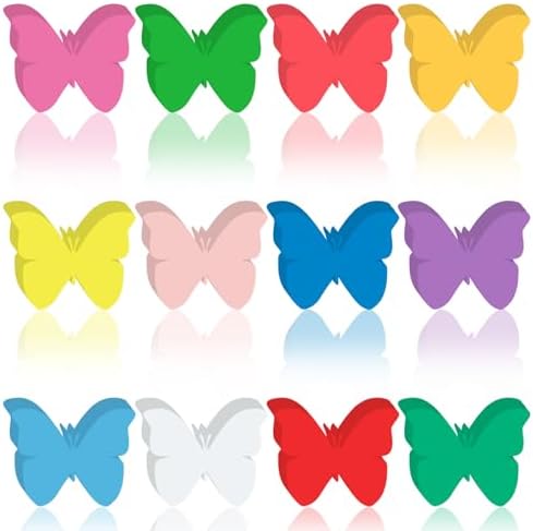 Amazon.com: 80 pcs Butterfly Shape Cutouts for Classroom, UNIIDECO ...