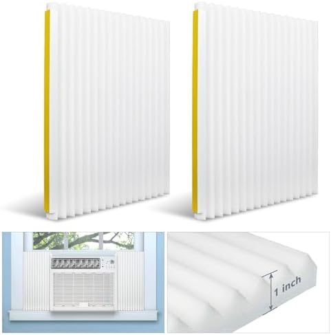 Amazon.com: Flamorrow Window Air Conditioner Side Panels Kit, 17 x 12 x ...