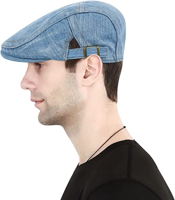 Buy Devil Men Blue Denim Golf Cap/Devanand Style Cap (Light Blue) (Pack ...